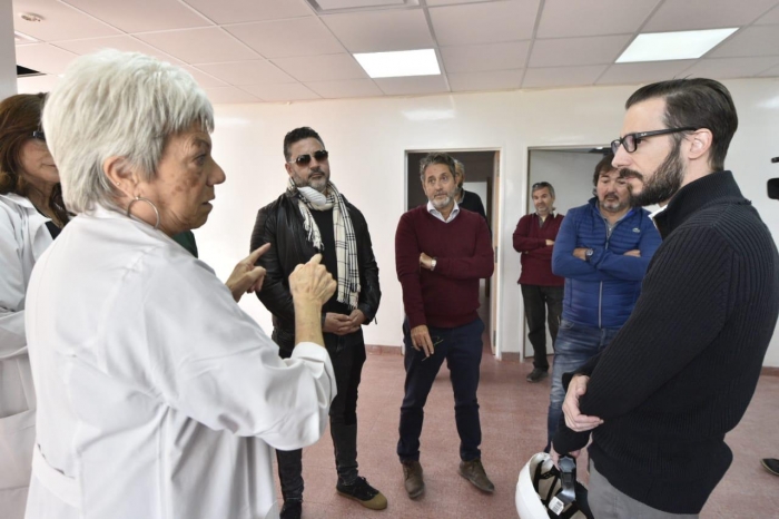 Simone supervisó el avance de las obras en el Hospital Héroes de ...