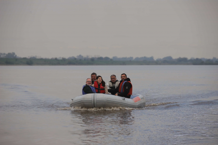 Sabbatella y Mariel Fernández visitaron el Área Natural Protegida Dique ...